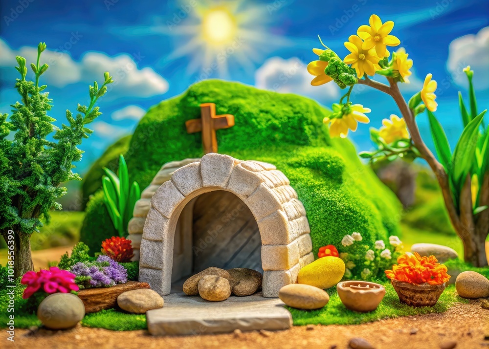 Celebrate Easter with preschoolers by crafting an empty tomb, helping ...