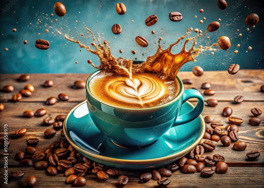 Savor humorous coffee moments illustrated in delightful pictures ...