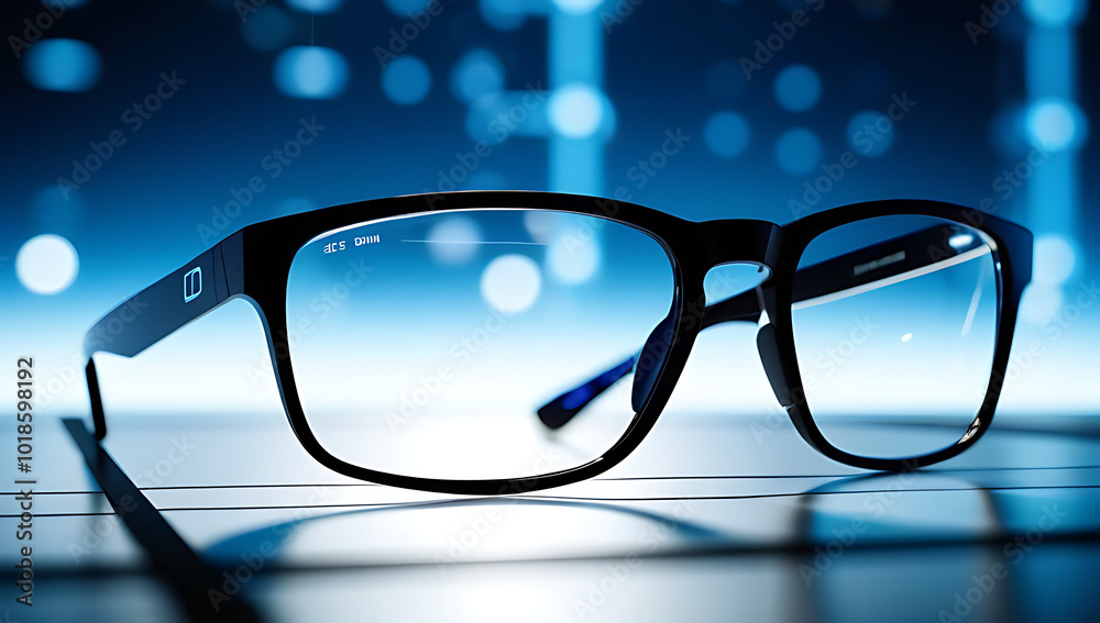 technical drawings eyeglasses illustrate precise measurements detailed ...