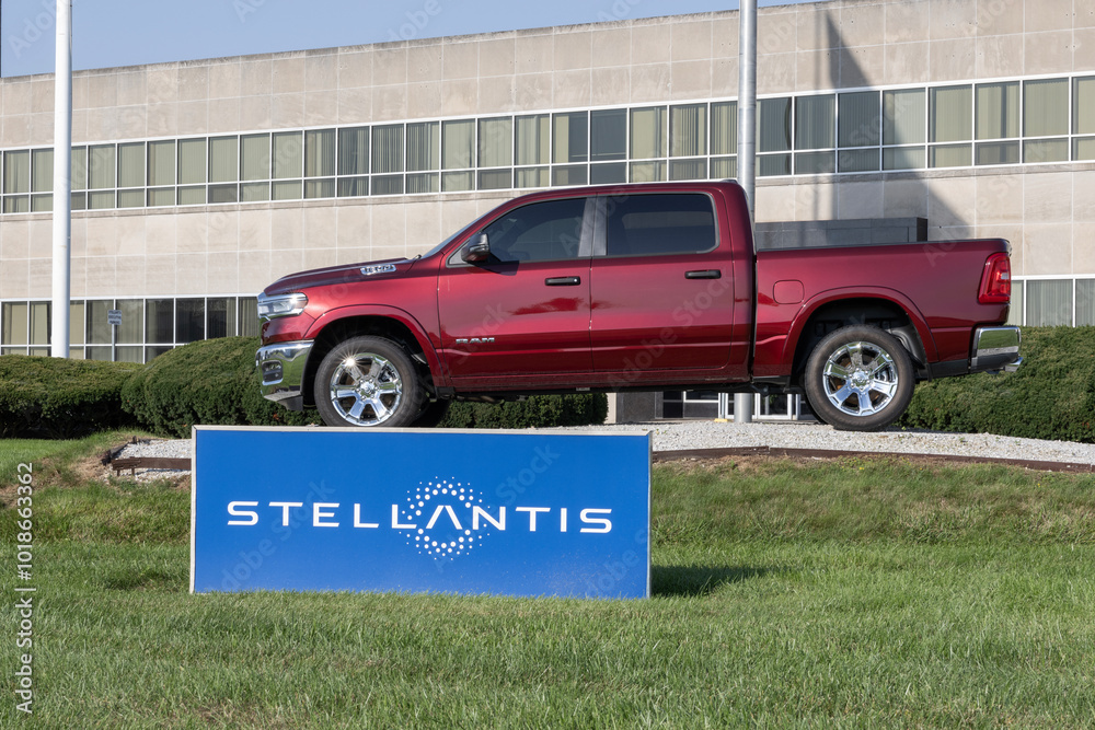 Ram 1500 Big Horn Crew 4X4 at the Stellantis Transmission plant. Ram ...