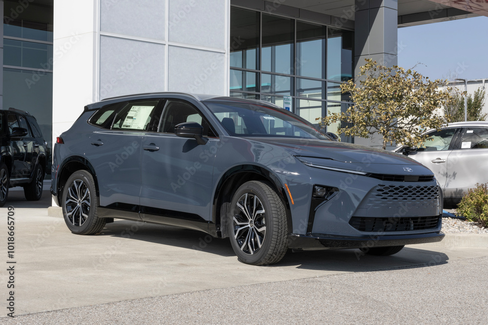 Toyota Crown Signia XLE Sport Utility display. Toyota offers the Crown ...