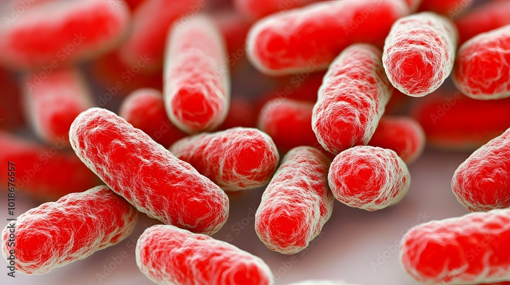 Microscopic TB Bacteria: A high-resolution image of Mycobacterium tuberculosis under a ...