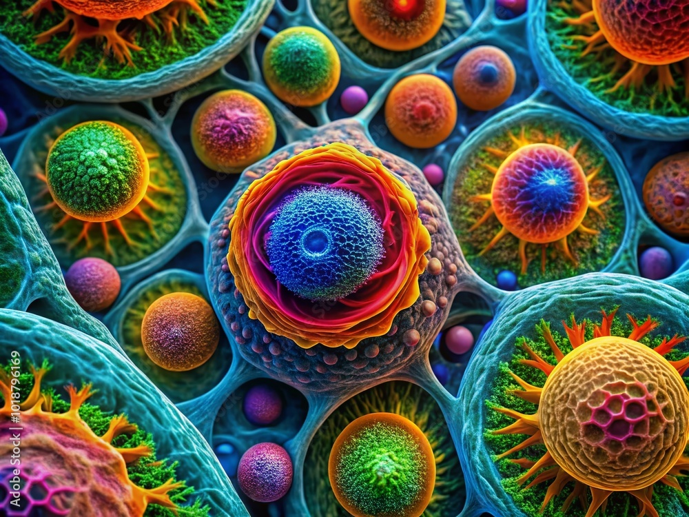 High-Resolution Cell Microscope Images Revealing Intricate Cellular ... High-Resolution Cell Microscope Images Revealing Intricate Cellular ...