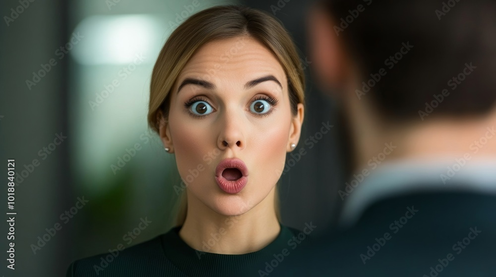 Employee sharing a quiet, factual discussion with a colleague after ...