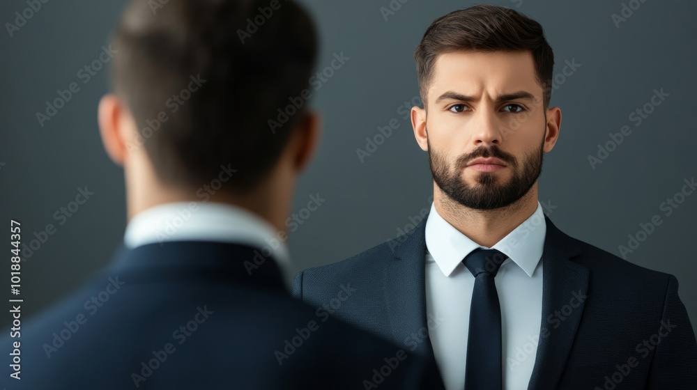 Manager observing a narcissistic employee from a distance, preparing to ...