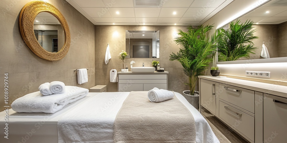 beauty salon and dermatology clinic with elegant interior design for ...