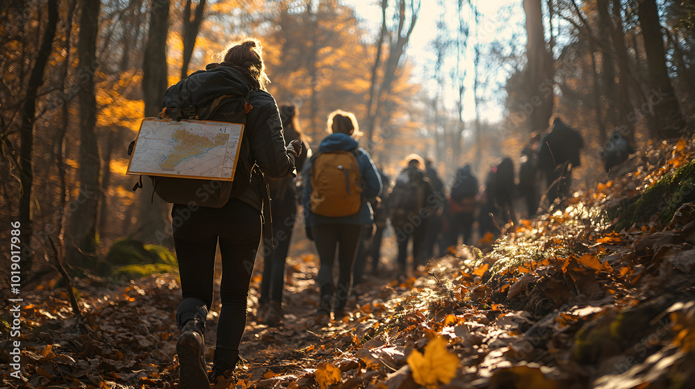 Orienteering Adventure: Navigating Through Nature's Terrain with Maps and Compasses in Hand ...