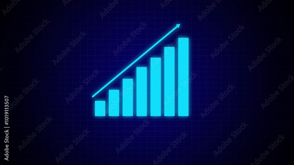 Future business growth potential. Abstract business growth and graph ...