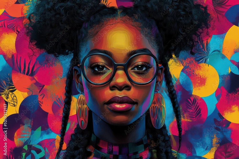 powerful illustration celebrating black excellence stylized portraits ...
