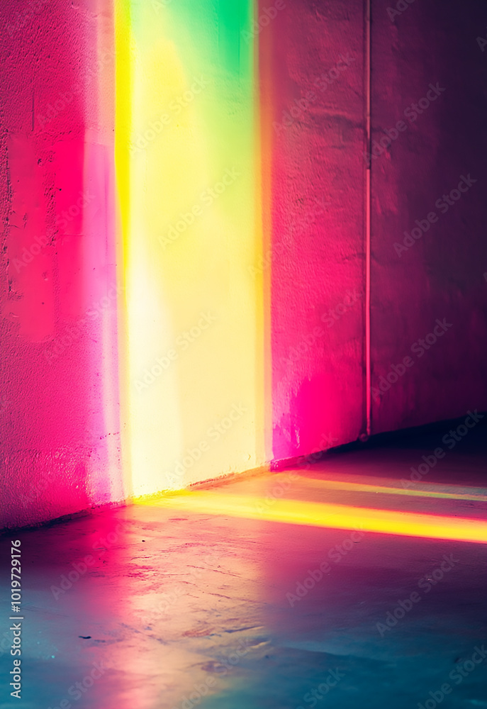 Colorful digital charts showing technology growth alight installation ...