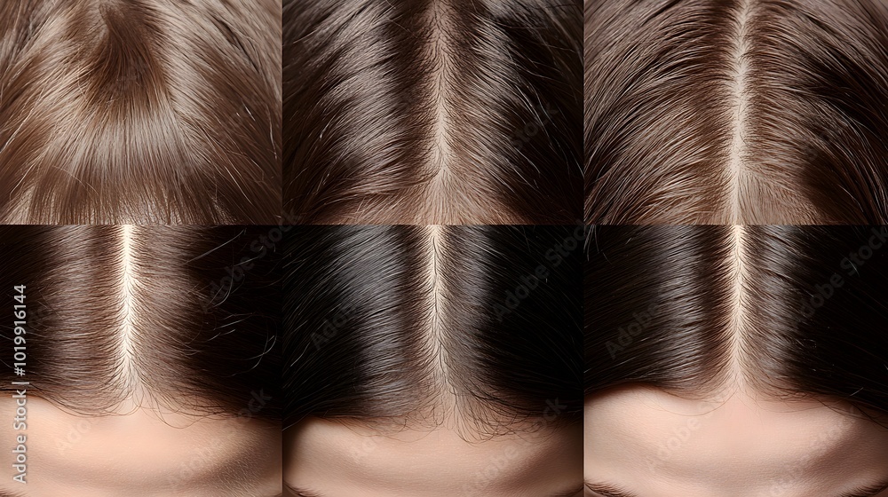 Visual article on hair loss shampoo benefits, featuring scalp images ...