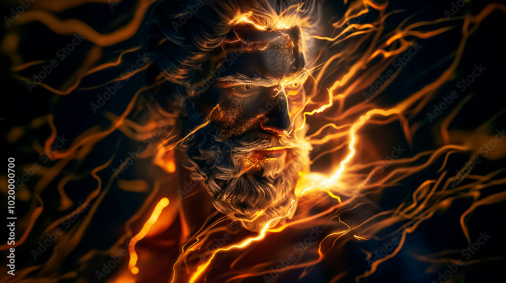 A stunning portrayal of a Greek god emerges from an electrifying ...