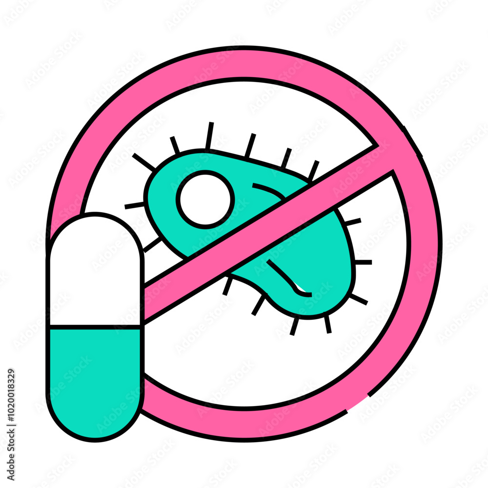 antibiotics medicines pharmacy line icon vector. antibiotics medicines ...