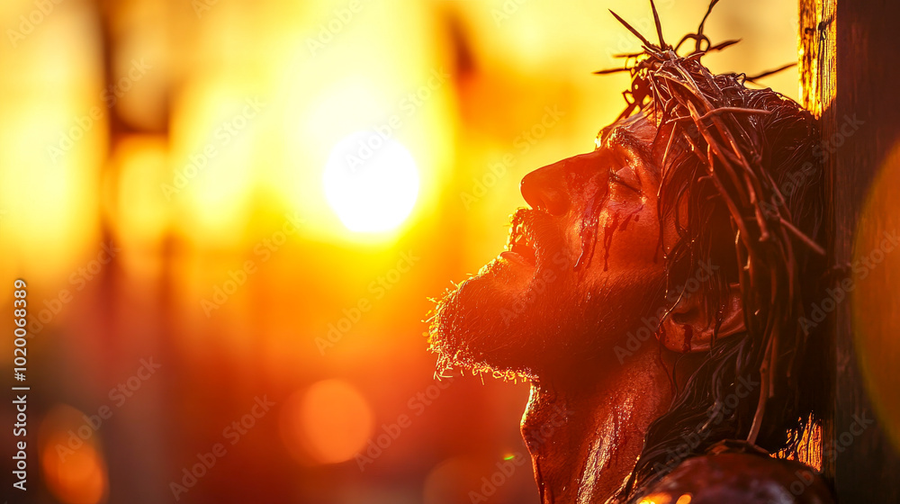 Jesus Christ Crucifixion: A dramatic and symbolic image of Jesus Christ ...