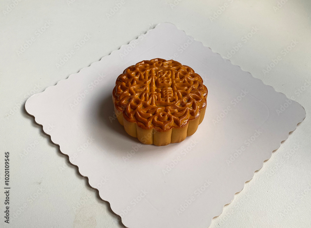 baked lotus paste red bean green tea durian color mooncake with egg ...