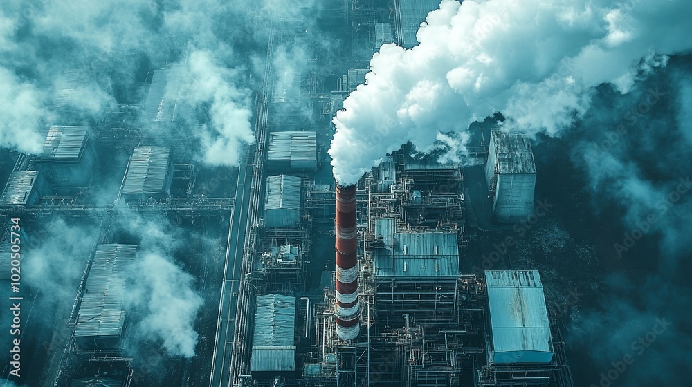 capturing industrial carbon dioxide emissions through CCUS technology ...