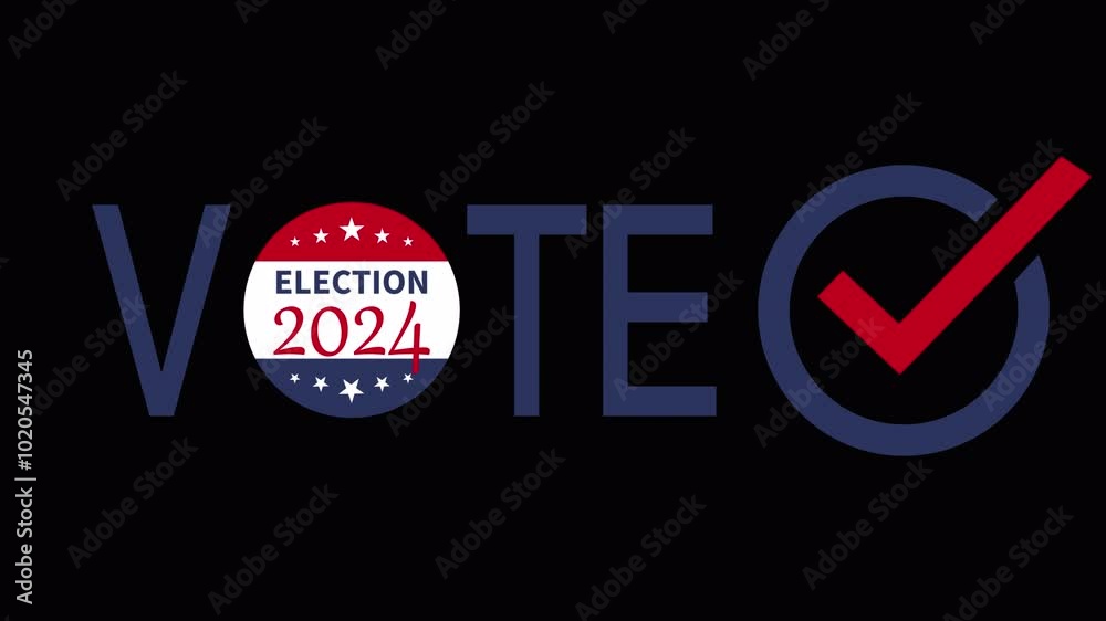 United States Presidential Election 2024. November 2024. Voting. Ballot ...