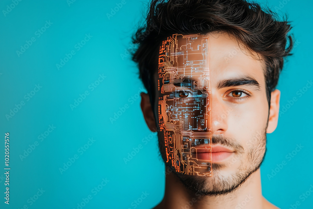 Human and Machine Merge in a Futuristic Concept of Artificial Intelligence and Technology ...