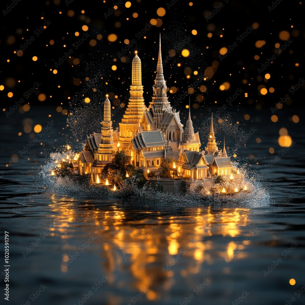 Loy Krathong Festival in Thailand: Traditional Water Splash and ...