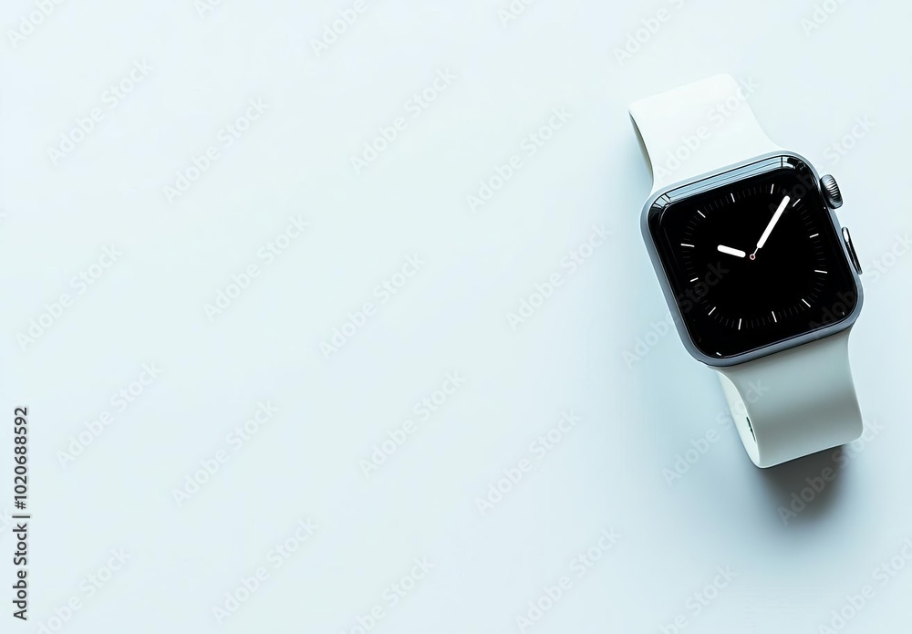 New Smartwatch Mockup, Blank Smartwatch, Digital Watch Mockup, Wearable ...