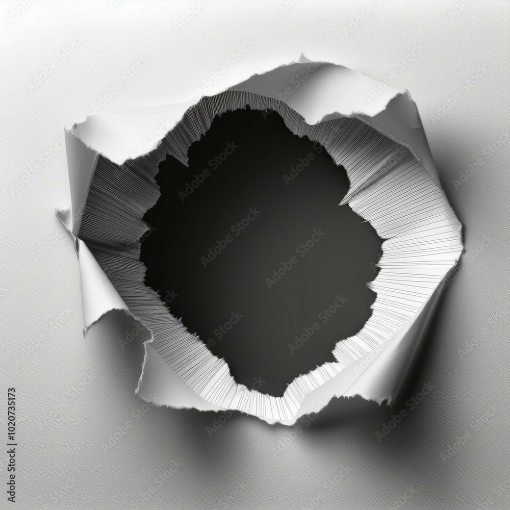 paper hole with torn edges design template royalty high quality free ...