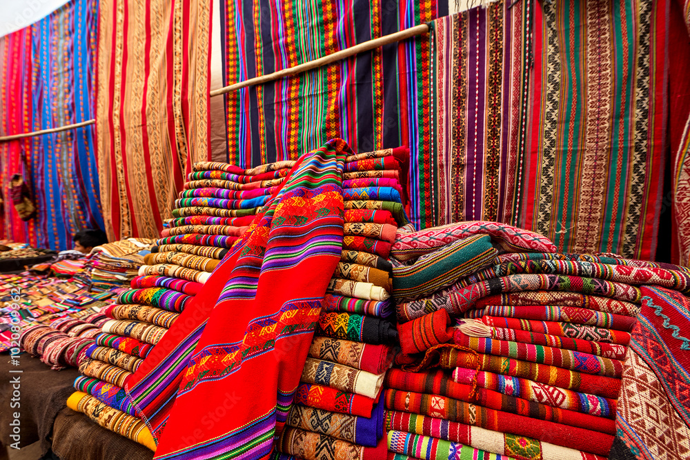 Ollantaytambo is known for its high-quality weaving and colorful ...