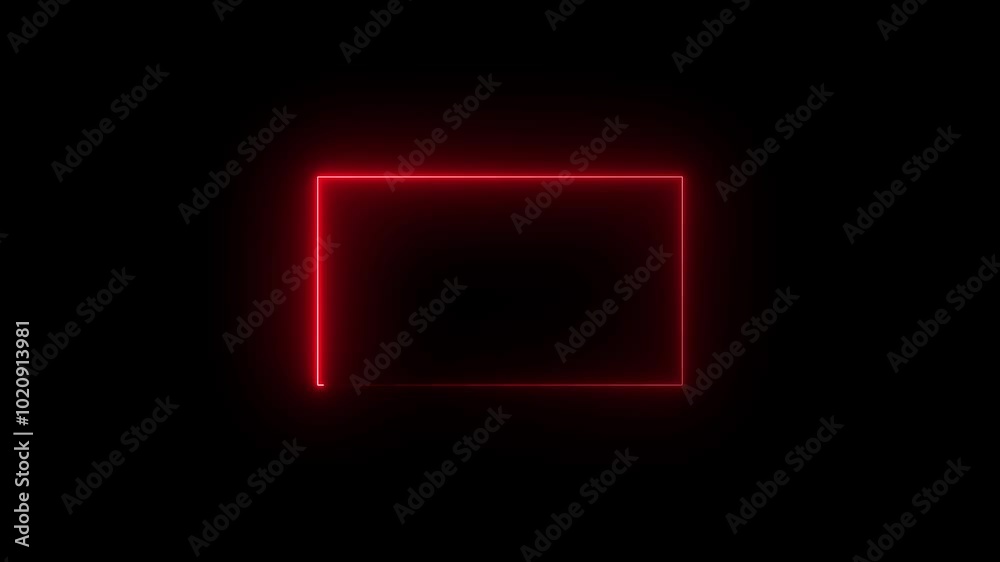abstract seamless background Rectangle neon. Rounded rectangle photo ...