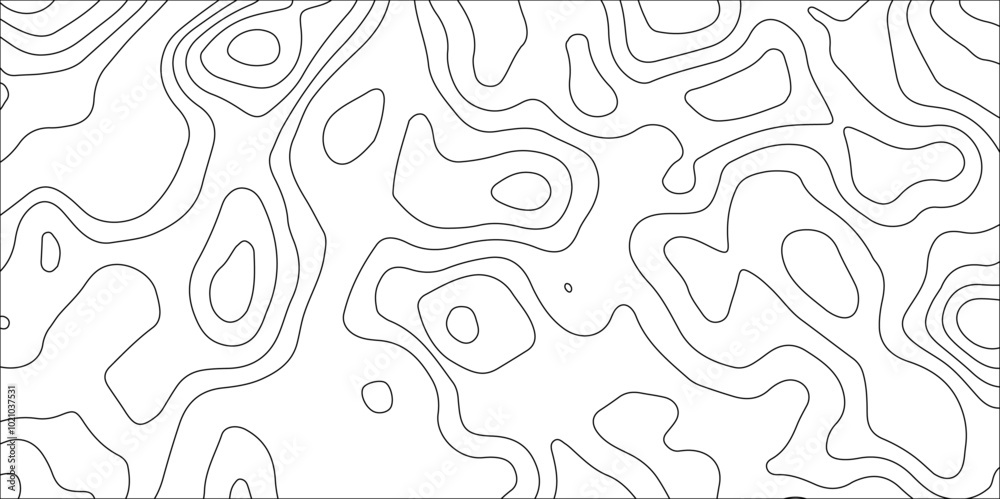 Topographic map background geographic line map with elevation ...