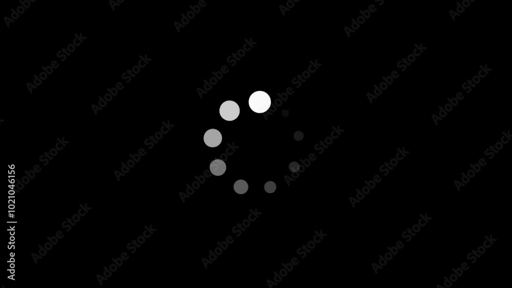 Loading wheel animation. loading icon animation. Loading Circle Video ...
