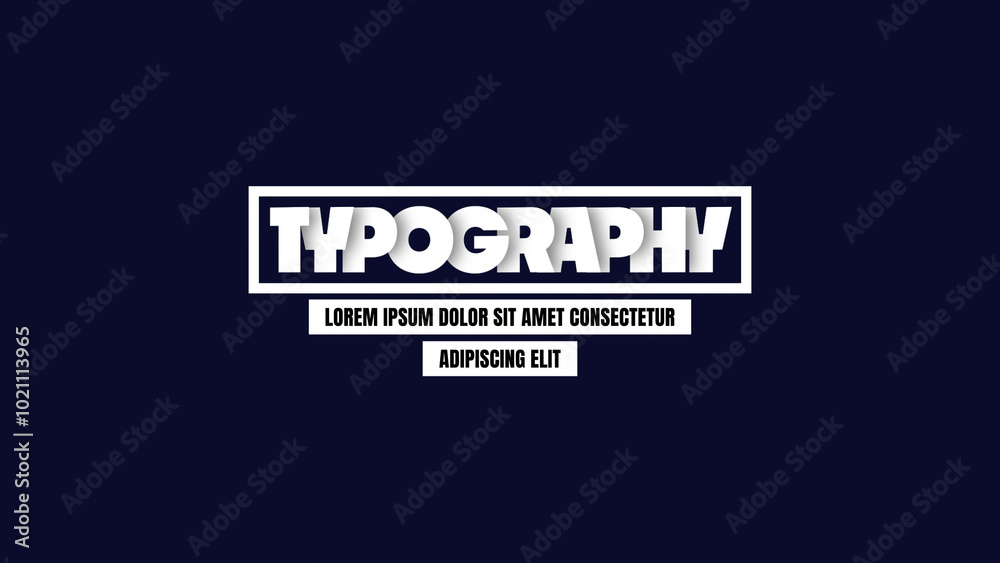 Shadowed Box Text Animation 素材庫範本 | Adobe Stock