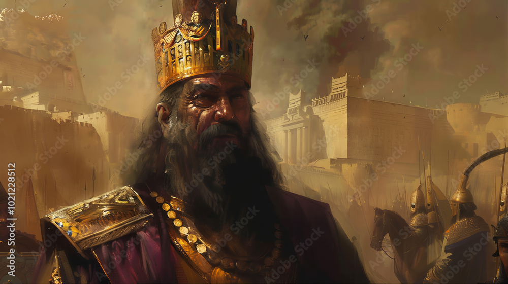 King Nebuchadnezzar of the ancient Babylon empire reigned between 605 ...