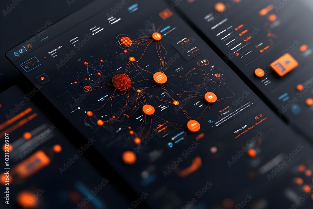 Cutting Edge Logistics Dashboard with Intricate Data Visualizations and ...