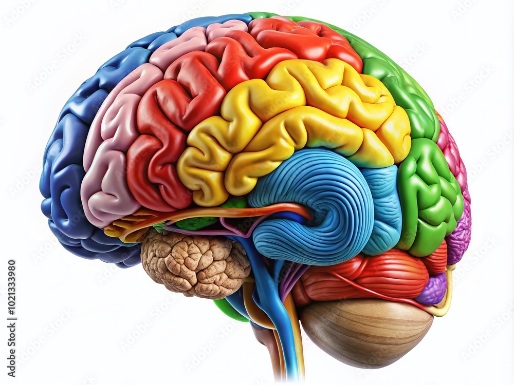 Detailed Illustration for Labeling the Major Structures of the Human ...