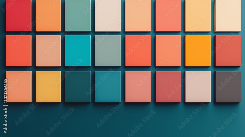 AI software generating color palettes and mood boards for a branding ...