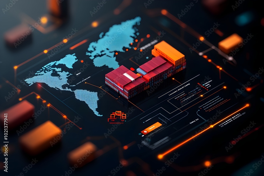 Showcase of a sophisticated digital interface that empowers a data ...