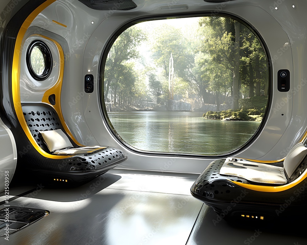 The futuristic design of self-driving cars reflects the advances in ...