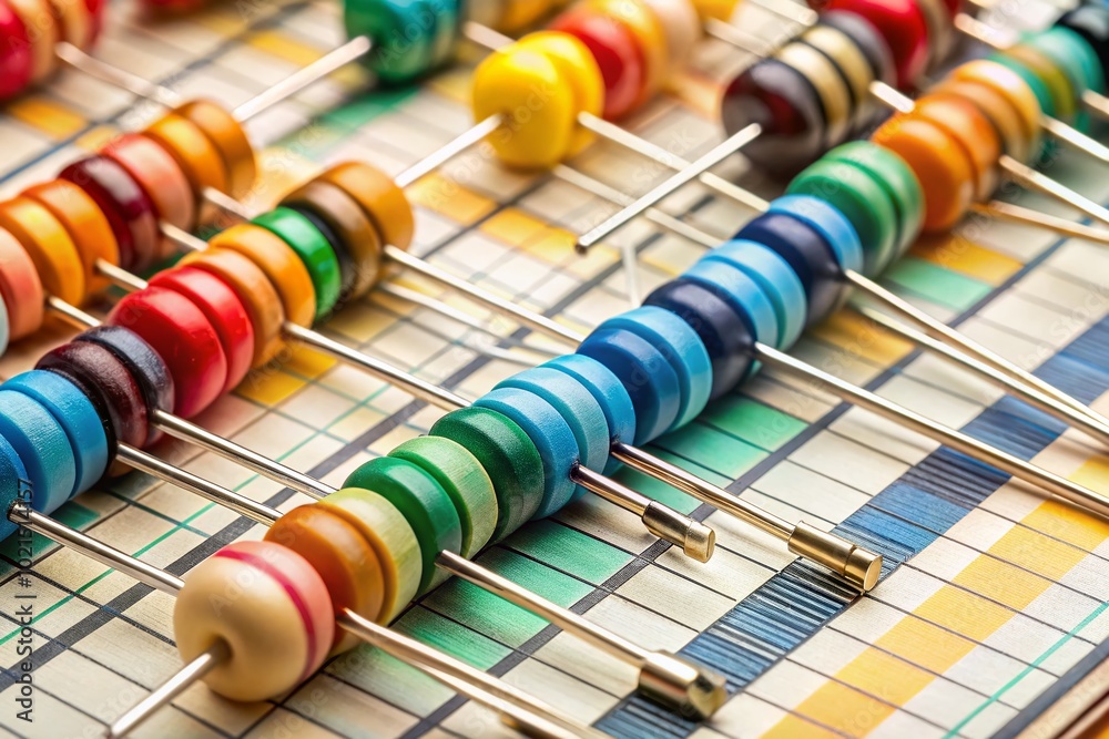 Resistor Color Code Chart for 1k Ohm Value - Electronics Component ...