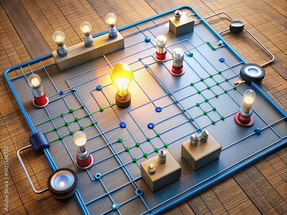 Simple Series Parallel Circuit Diagram for Electrical Engineering ...