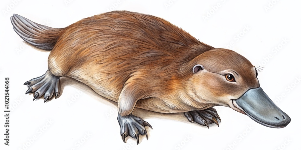 Step-by-step guide for drawing a platypus with easy-to-follow ...