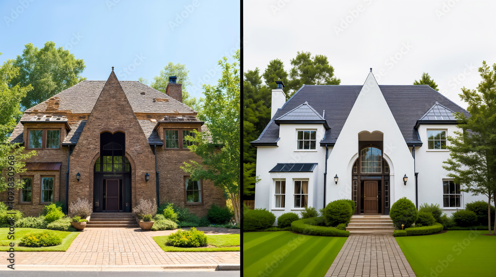 Home Transformation: From Dated to Modern. Home Renovation: Before and ...