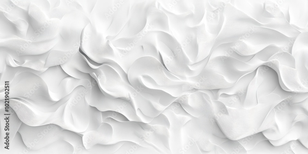 A seamless pattern of an intricate white wall texture with a complex ...