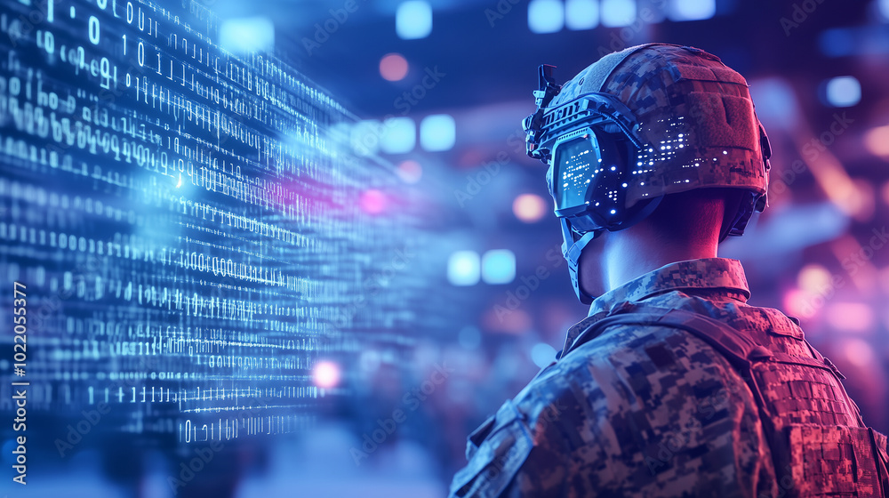 In a technologically advanced military environment, soldiers are ...