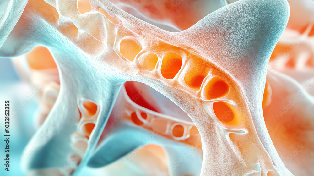 Detailed anatomical structure of a vertebra, showcasing complex bone ...