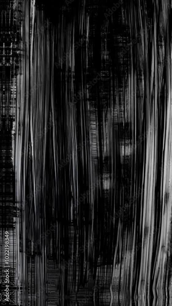 vertical grunge black brush paint texture stop motion abstract ...