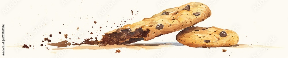 Vintage Engraved Cookie Illustration - A classic and detailed artwork ...