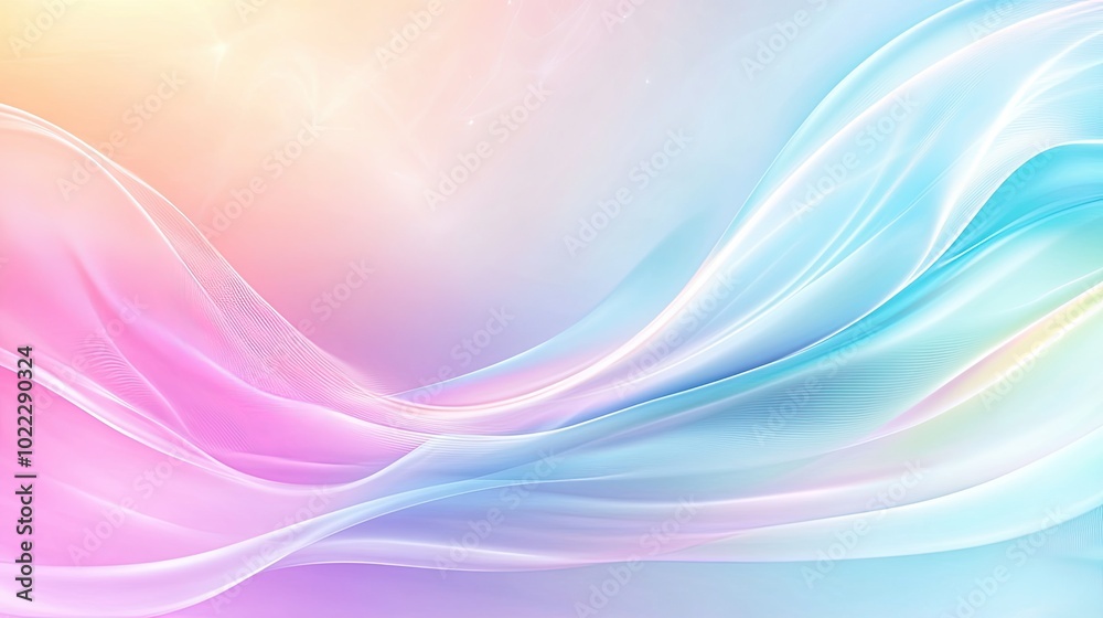 A soft rainbow background wallpaper with pastel hues and gentle fades ...
