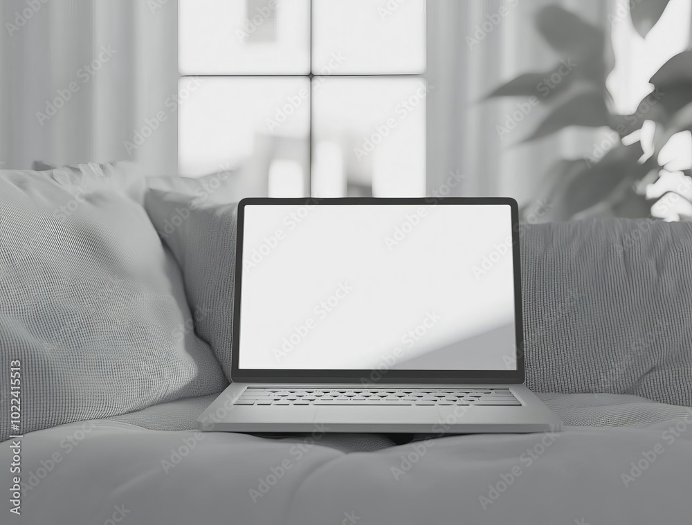 White Screen Laptop, Blank Laptop Mockup, Laptop Template, White Screen ...