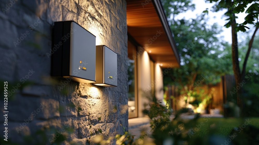 Wall-mounted battery pack for home energy storage, ensuring efficient ...