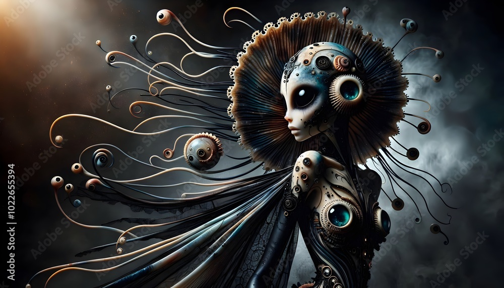 "Seres Etéreos: Guardianes de la Naturaleza y el Cosmos" Stock ...