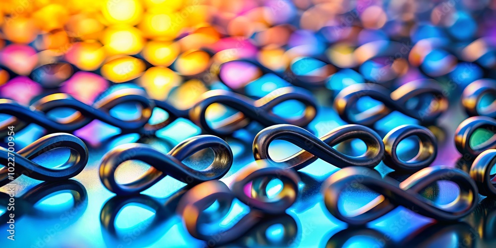 Black Infinity Sign Collection - Set of Black Infinite Icons for ...